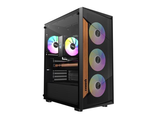Click here for RAIDMAX V219 ATX Mid Tower Gaming PC Case  Wooden... prices
