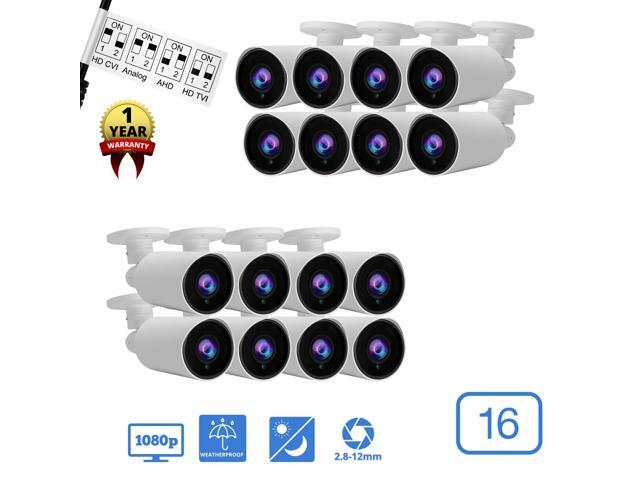 Click here for Evertech 16 Pcs 1080P HD TVI AHD CVI Day Night Vis... prices