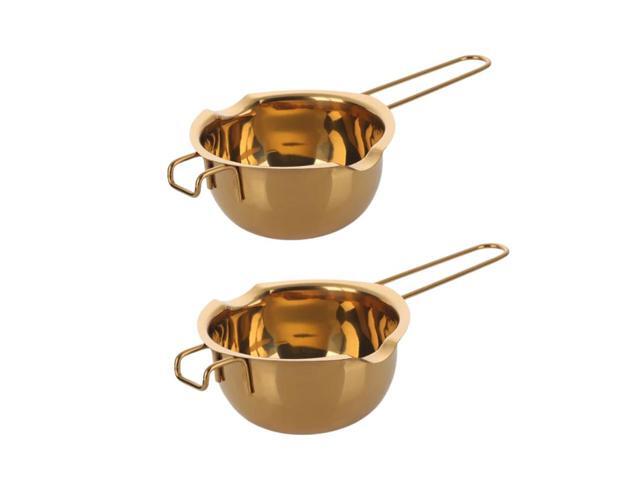 Click here for Anygleam Melting Pot 2Pcs Gold Chocolate Melt Cook... prices