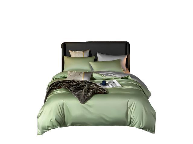 Click here for Anyhouz Duvet Comforter Set Full Green/ Light Grey... prices