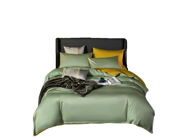 Click here for Anyhouz Duvet Comforter Set UK King Green/ Yellow... prices
