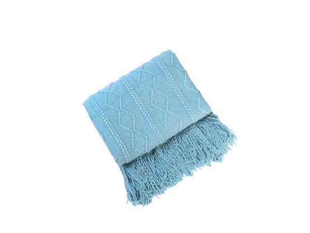 Click here for Anycozy Sky Blue Faux Cashmere Throw Blanket Diamo... prices