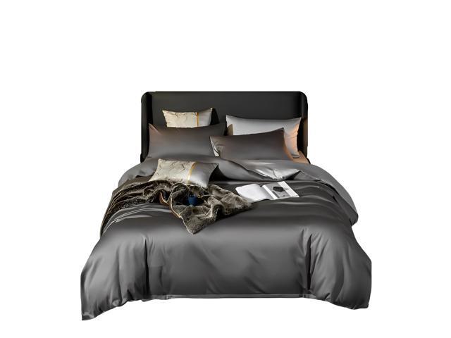 Click here for Anyhouz Duvet Comforter Set UK King Deep Grey/ Lig... prices