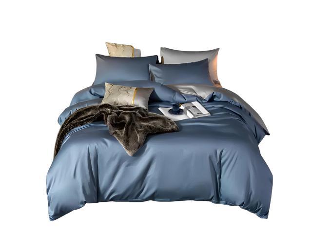 Click here for Anyhouz Duvet Comforter Set Full Blue/ Light Grey... prices