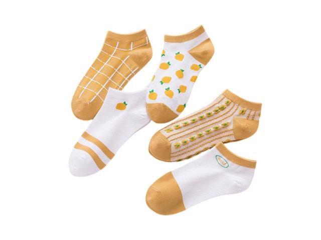 Click here for Anysox 5 Pairs One Size 5-9 Mix Pink Liner Cotton... prices