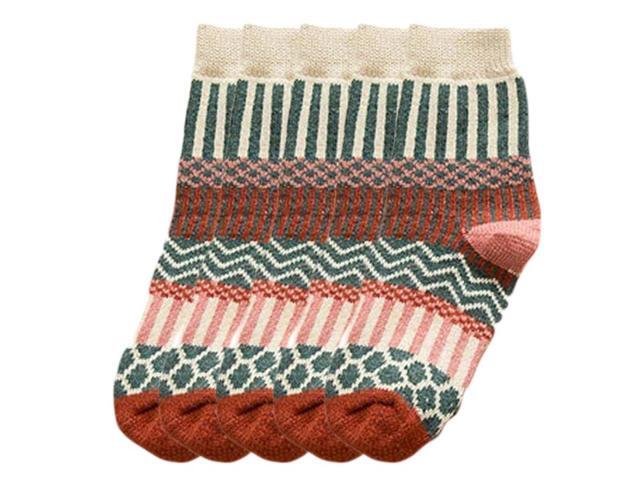 Click here for Anysox 5 Pairs Size 5-9 Fashion Socks Wind-Flowers... prices