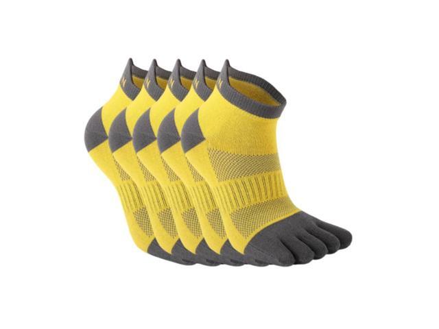 Click here for Anysox 5 Pairs One Size 36-42 Yellow Mens Socks Co... prices