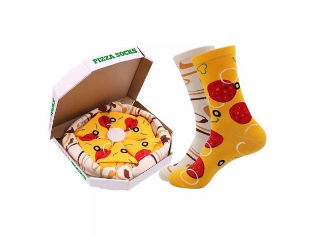 Click here for Anysox Red Mustard Size 5-11 Fashion Socks With Pi... prices