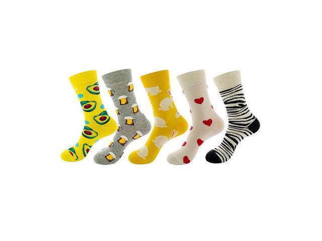 Click here for Anysox 5 Pairs One Size 5-11 Mixed Color Set Chris... prices