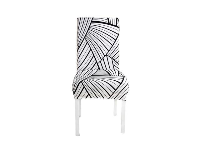 Click here for Anyhouz Chair Cover White With 3D Stripe Pattern E... prices
