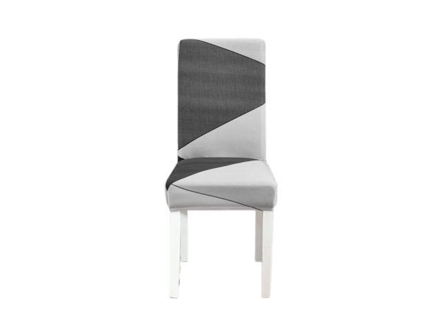 Click here for Anyhouz Chair Cover Gray Geometric Elastic Slipcov... prices