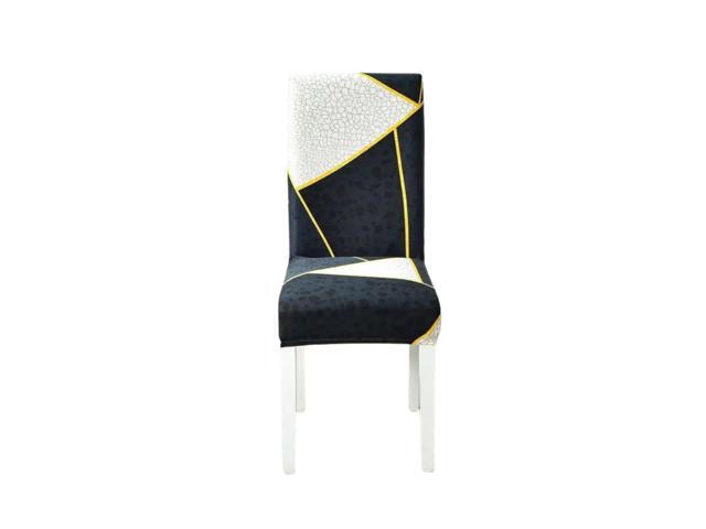 Click here for Anyhouz Chair Cover Black White Geometric Design E... prices
