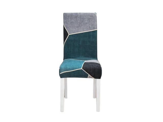 Click here for Anyhouz Chair Cover Blue Green Geometric Design El... prices