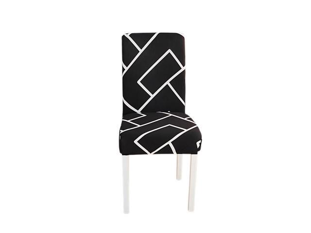 Click here for Anyhouz Chair Cover Black Square Lattice Design El... prices