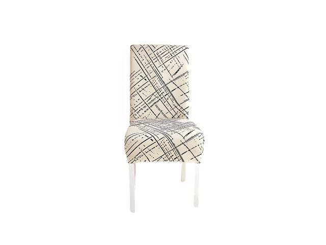 Click here for Anyhouz Chair Cover Beige With Black Skecth Elasti... prices