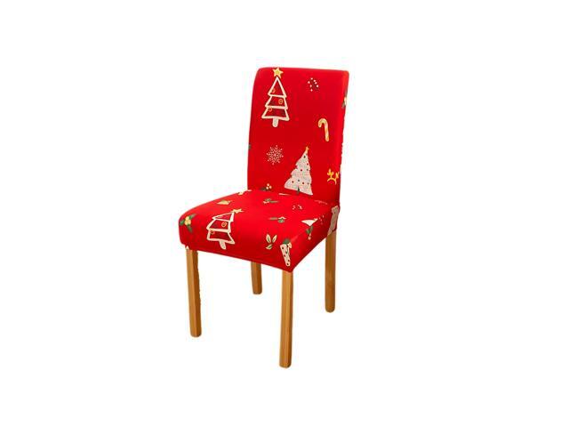 Click here for Anyhouz Chair Cover Red Christmas Tree Print Elast... prices