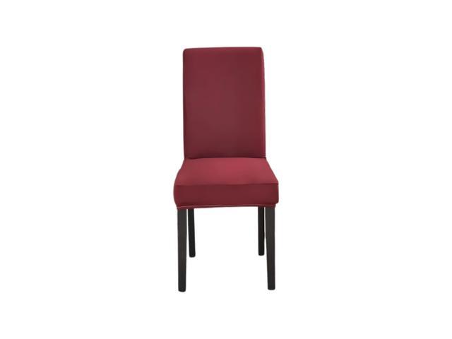 Click here for Anyhouz Chair Cover Maroon Plain Elastic Christmas... prices