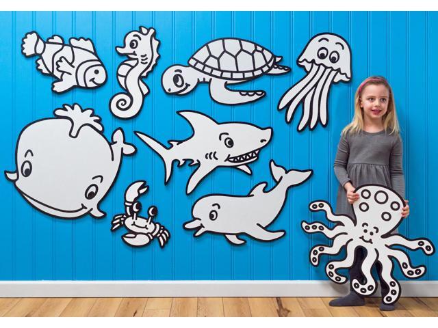Click here for Under the Sea Ocean Animals Set Dry Erase Decor &... prices