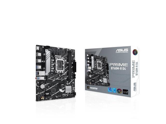 Click here for ASUS PRIME B760M-R D4 Intel B760 (LGA 1700) micro-... prices