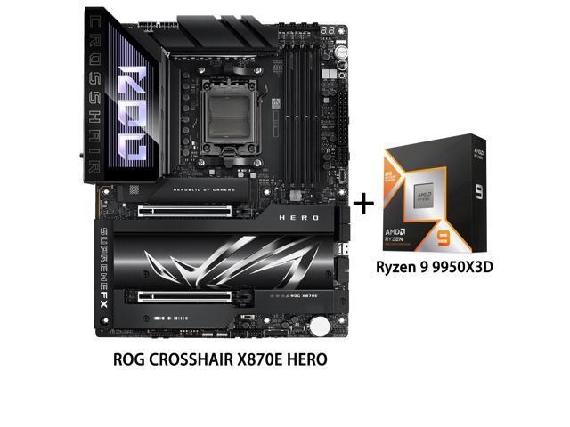 Click here for ASUS ROG CROSSHAIR X870E HERO Motherboard & AMD Ry... prices