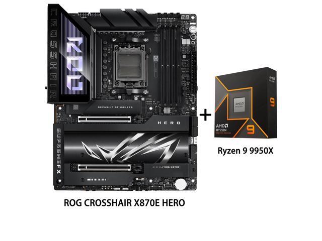 Click here for ASUS ROG CROSSHAIR X870E HERO Motherboard & AMD Ry... prices