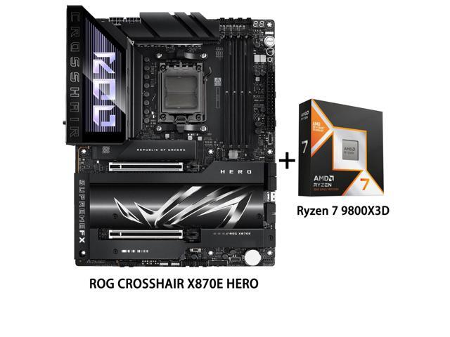 Click here for ASUS ROG CROSSHAIR X870E HERO Motherboard & AMD Ry... prices
