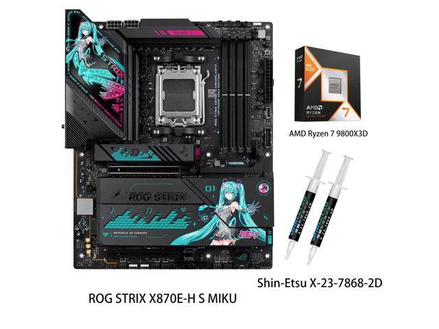 Click here for ASUS ROG STRIX X870E-H S MIKU motherboard & AMD Ry... prices
