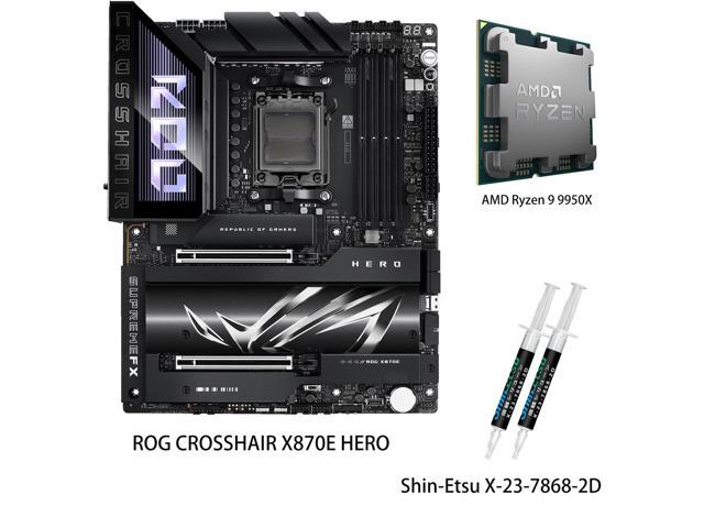 Click here for ASUS ROG CROSSHAIR X870E HERO Motherboard & AMD Ry... prices
