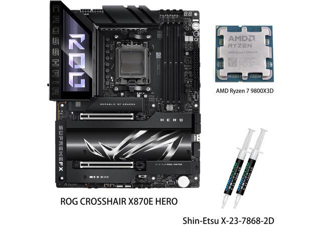 Click here for ASUS ROG CROSSHAIR X870E HERO Motherboard & AMD Ry... prices