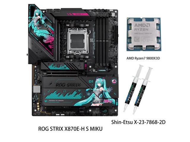 Click here for ASUS ROG STRIX X870E-H S MIKU motherboard & AMD Ry... prices