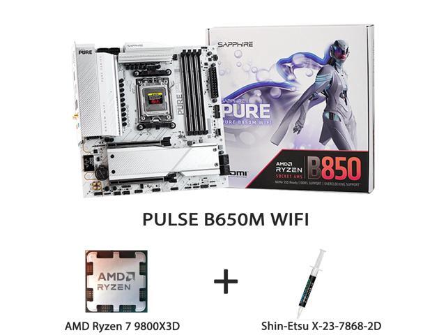 Click here for Sapphire PURE B850M WIFI AM5 mATX Motherboard + AM... prices