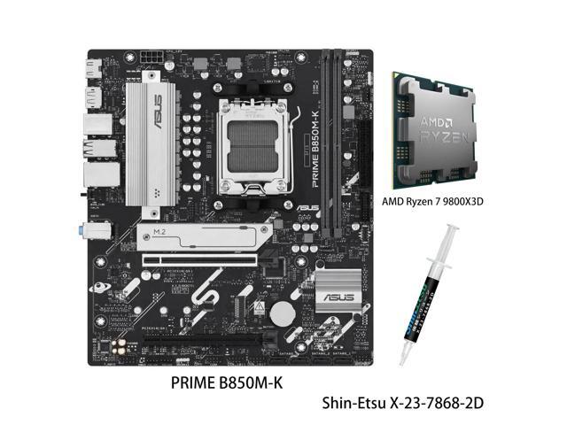 Click here for ASUS PRIME B850M-K Motherboard & AMD Ryzen 7 9800X... prices