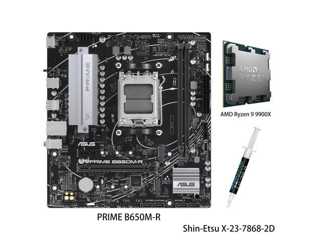 Click here for ASUS PRIME B650M-R Motherboard & AMD Ryzen 9 9900X... prices