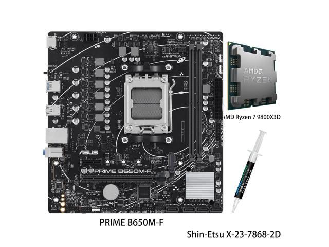 Click here for ASUS PRIME B650M-F Motherboard & AMD Ryzen 7 9800X... prices