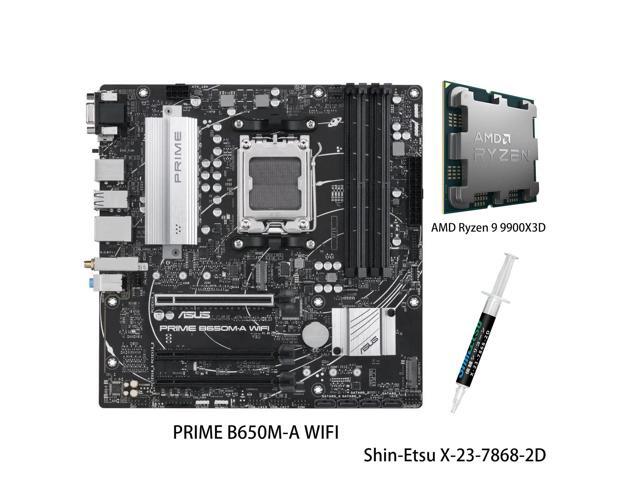 Click here for PRIME B650M-A WIFI Motherboard & AMD Ryzen 9 9900X... prices