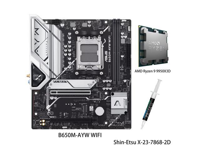 Click here for B650M-AYW WIFI Motherboard & AMD Ryzen 9 9950X3D C... prices