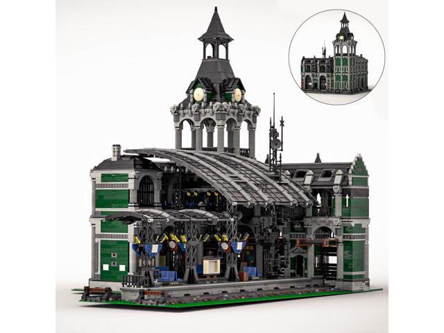 Click here for ZITIANYOUBUILD Dark Green Train Station with Inter... prices