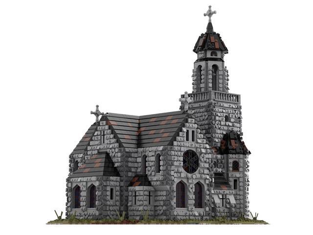 Click here for ZITIANYOUBUILD Medieval Cathedral Model with Castl... prices