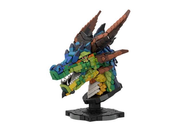 Click here for ZITIANYOUBUILD Colorful Dragon Head Model with Dis... prices