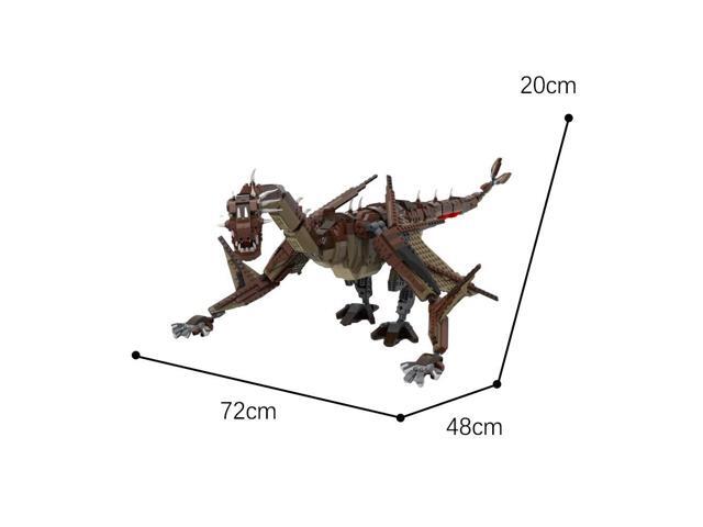 Click here for ZITIANYOUBUILD C7683 A Two-legged Dragon Model wit... prices