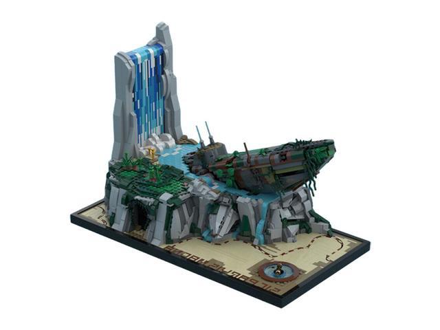 Click here for ZITIANYOUBUILD C7705 Diorama with Waterfall  Cliff... prices