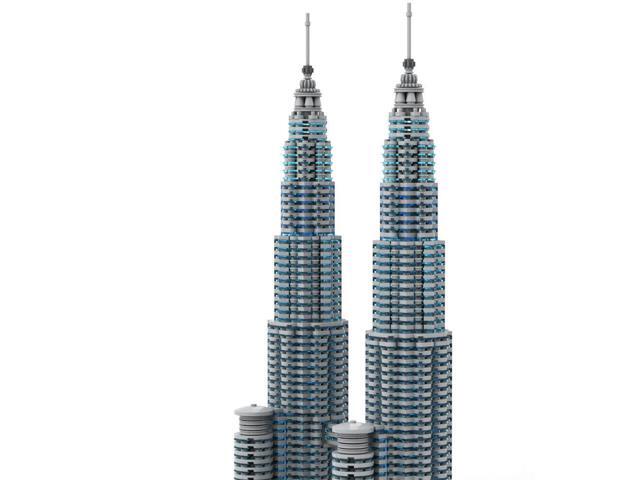 Click here for ZITIANYOUBUILD MOC-136651 Petronas Towers 1:800 Sc... prices