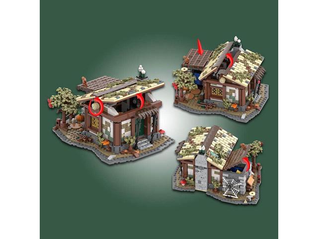 Click here for ZITIANYOUBUILD MOC-150993 Medieval Hut Modular Vil... prices