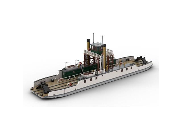 Click here for ZITIANYOUBUILD MOC-147686 Bigger Railroad Ferry Sh... prices