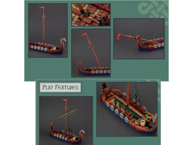Click here for ZITIANYOUBUILD Custom MOC: C6129 A Long Boat Ship... prices