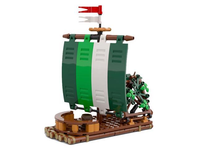 Click here for ZITIANYOUBUILD MOC-120288 Forestmen Raft Model Bui... prices