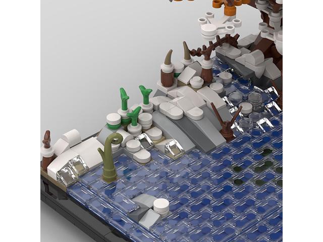 Click here for ZITIANYOUBUILD C4896 Winter Lake and Large Tree wi... prices