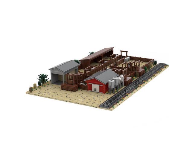 Click here for ZITIANYOUBUILD Custom MOC-131286 Railroad Stock Ya... prices