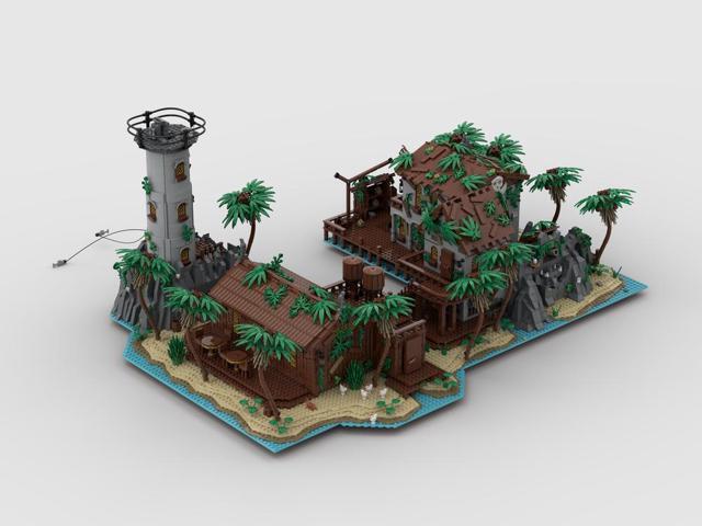 Click here for ZITIANYOUBUILD Custom MOC-175455 Pirate Island Bay... prices