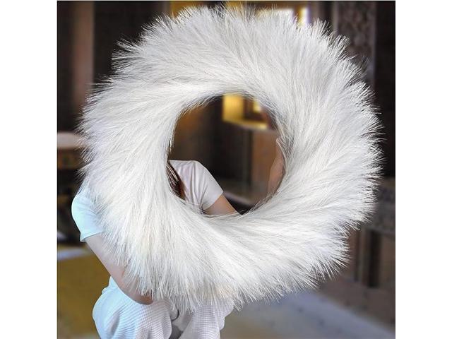 Click here for 27 Inch White Pampas Grass Wreath for Bohemian Wal... prices